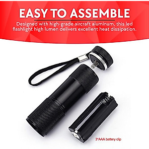 ULM 670 Nm Deep Led Red Flashlight - High Lumens for Astronomy - Certified from USA & China - Compact, Lightweight Design - Versatile Illumination for Outdoor | Elevate Your Night Adventures