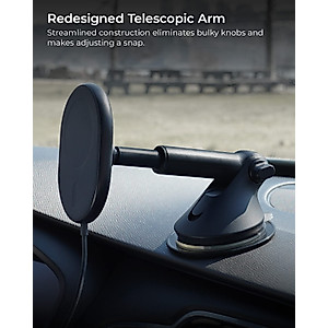 iOttie Velox Magnetic Wireless Car Mount for MagSafe iPhones - Charger Included. Compatible with iPhone 12 to 15 Series