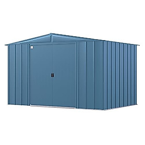 Arrow Sheds 10' x 7' Outdoor Steel Storage Shed, Blue