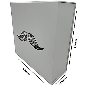 Groomsman Proposal Box | 1 Magnetic Lid Box | 1 Premium Groomsman Box | Groomsman Box, White & Black