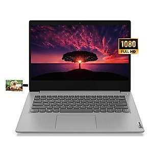 New Lenovo IdeaPad 3i Business Laptop, 14" FHD Display, Intel Core i5-10210U, Windows 10 Pro, 20GB RAM, 1TB SSD, HDMI, WiFi, 32GB Durlyfish USB Card