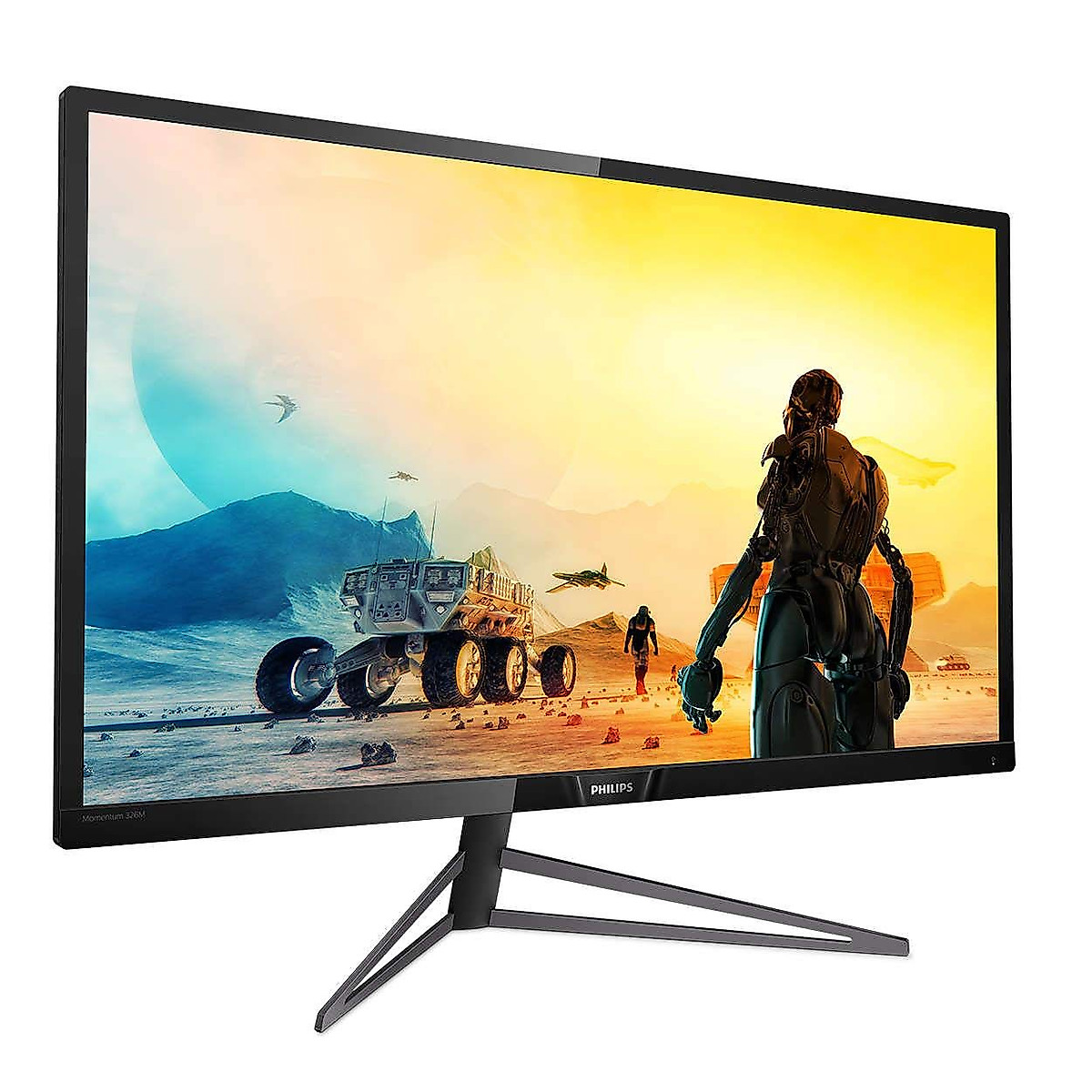 Philips Gaming 326M6VJRMB - 32 inch 4K UHD Monitor, 60Hz, 4ms, MVA, HDR600, Speakers, Height Adjust, Ambiglow (3840 x 2160, 600 cd/m², HDMI/DP/USB 3.0)