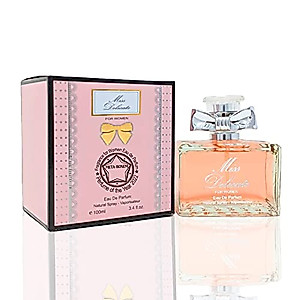 META-BOSEM Miss Delicate, Women Perfume Eau de Parfum Natural Spray - Floral Fresh Scent - Sweet Fragrance - Great Holiday Gift - for All Day Use - a Classic Bottle, 3.4 Fluid Ounce/100Ml