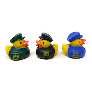 Bulk 24 Pack Police Rubber Ducky Assortment - Perfect for Law Enforcement