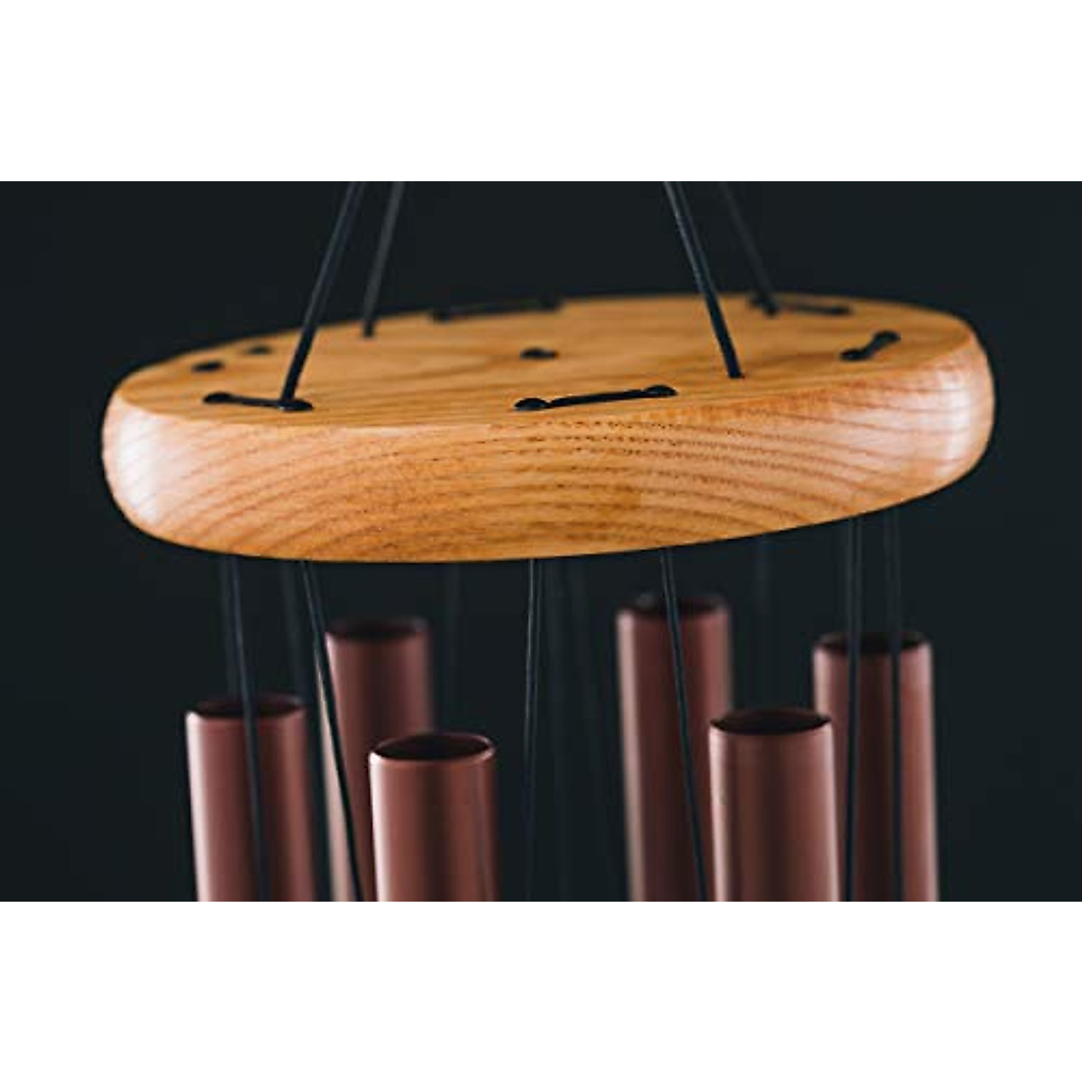 UpBlend Outdoors Wind Chimes for Outside - 28" Brown Windchimes Outdoors, Harmonic Wind Chime Gifts for Women, Ideas for Mom, Grandma, for Gardeners Outdoor Porch