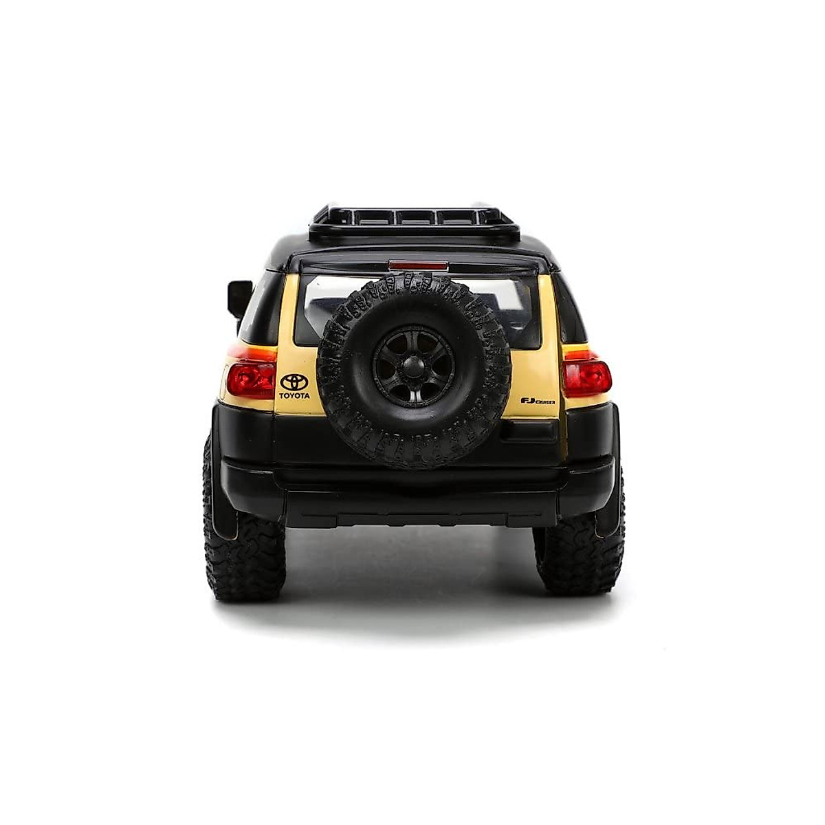 ModelToyCars Toyota FJ Cruiser #938 w/Extra Wheels, Yellow - Jada Toys 33028-1/24 Scale Diecast Car