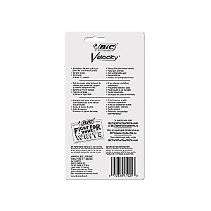 BIC Velocity Strong Lead Mechanical Pencils, With Colorful Barrel, Thick Point (0.9mm), 5-Count Pack Mechanical Pencils With Erasers