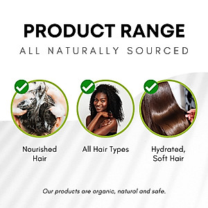 TruePure Argan Oil Conditioner (8 oz.) Deep Conditioner, Hair Treatment for Dry, Damaged Follicles, Split Ends | Sulfate, Paraben, Fragrance Free | For Men & Women | Made in USA