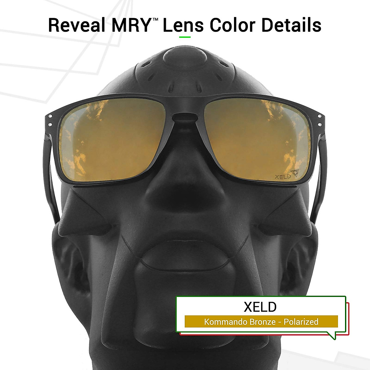 Mryok XELD Replacement Lenses for Oakley Scalpel OO9095 - Kommando Bronze