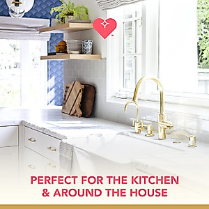 Clean Of Hearts Mystical Erase Pads for Cleaning x 8 - Ultra Compressed and Textured - Heart-Shaped White Sponges 8 Pack - Durable Floor Cleaner Pad Or Scuff Stain Remover for All Surfaces Kitchens