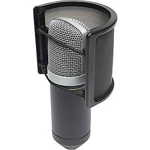 Mackie Element Series, Pop Screen for Element Microphones, Black, (PF-100)