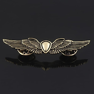 TLOU Ellie Enamel Brooch Pins - Joel Backpack Spaceship Rocket Cosplay Badge Brooches - TV Stuff Gifts For Women and Men Fans 2Pcs (Angel Wings and Spaceship Pins)