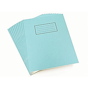 Silvine Exercise Book Ruled 229x178mm Blue (Pack of 10)