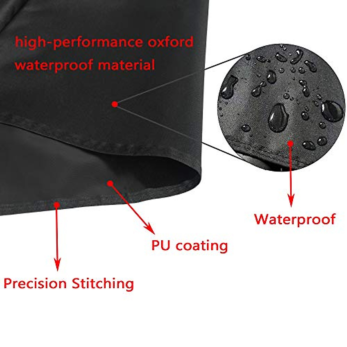 GGC 30 Inch Grill Cover Replacement for Weber 7105 Spirit 210 Series 2 Burner Gas Grills, L30 x D26 x H43 (Not Fit for Spirit II E-210)