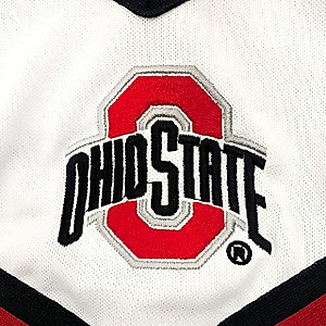 Little King NCAA Toddler/Youth Girls Team Cheer Jumper Dress-Ohio State-4T