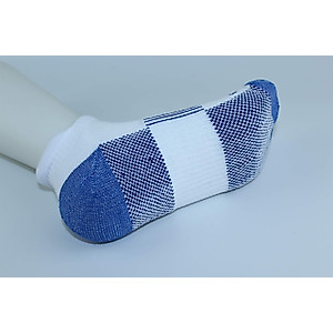 rifix Womens Ankle Running Socks,Cotton Low Cut Athletic Socks,No Show Sports Socks(6p Mix-color2)