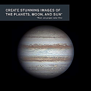 Celestron – NexImage Burst Color Solar System Imager – Astronomy Camera for Moon and Planets – 10 MP Camera for Astroimaging – High Resolution – Ultra–Sensitive ON Semiconductor MT9J003 CMOS Sensor