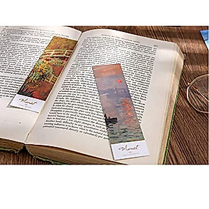 Van Gogh Monet Masterpiece Bookmarks for Women Men Kids Boys Girls Children Teens