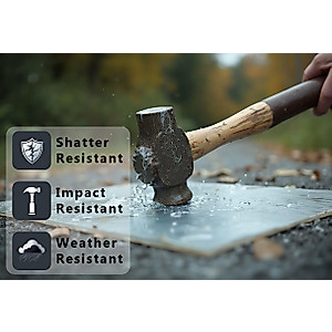 12"x18" (1/8") Spectra Glass Clear Polycarbonate Sheet. UV Coating on Both Sides. Impact and Weather Resistant. DIY, Arts, Crafts, Window Replacement. Sizes are Nominal Cut Within +-1/8". Made in USA