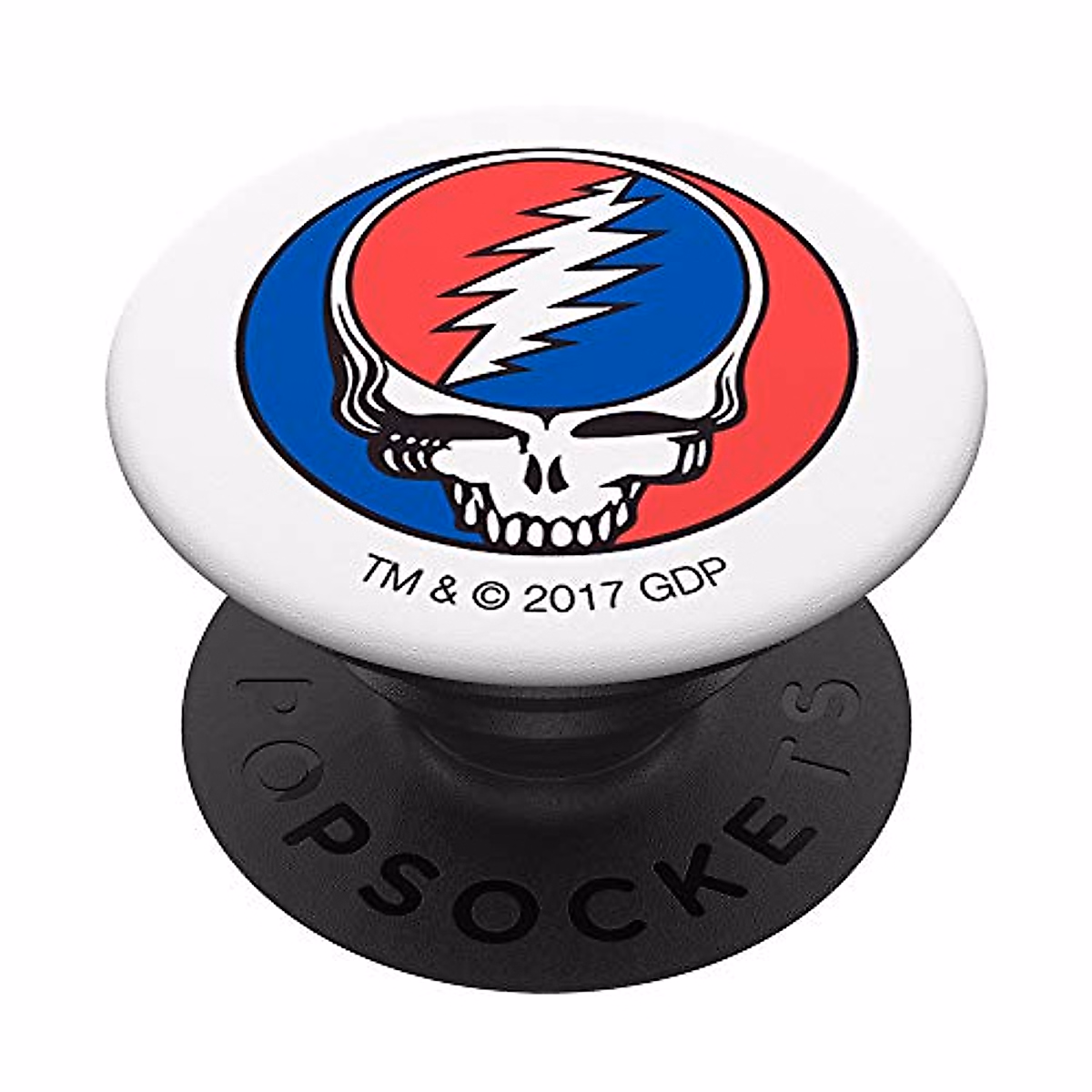 Grateful Dead Grateful Dead Steal Your Face PopSockets Stand for Smartphones & Tablets PopSockets PopGrip: Swappable Grip for Phones & Tablets