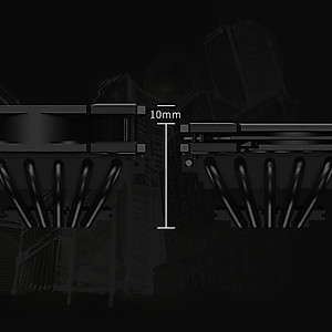 ID-COOLING NO-12015-XT-ARGB Case Fan 15mm Thickness PWM Fan 5V 3 PIN ARGB Fan Slim Fan for Radiator/CPU Cooler/Computer Case