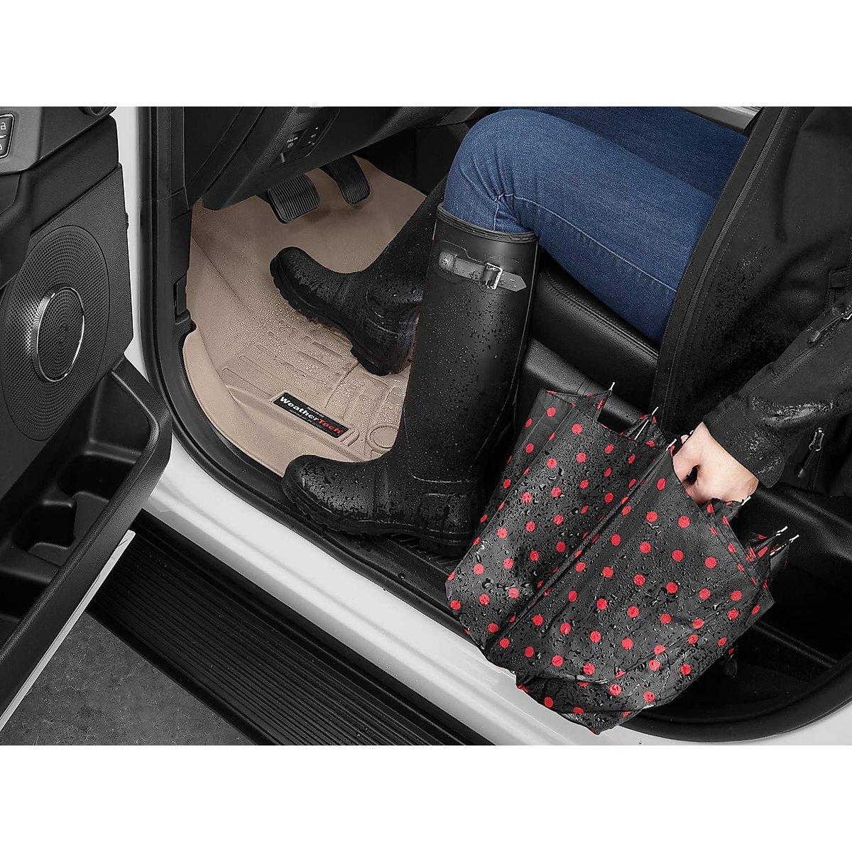 WeatherTech Custom Fit FloorLiners for Trax, Encore - 1st & 2nd Row (44532-1-2), Black