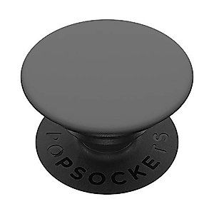 Simple Solid Color Chic Mid Grey Gray Design PopSockets Swappable PopGrip