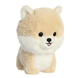 Aurora® Playful Teddy Pets™ Pomeranian Stuffed Animal - Unique Design - Endless Play - Brown 6.5 Inches