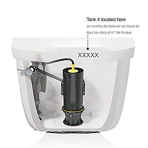 KOHLER GENUINE PART 1069722 3" Toilet Flush Valve Kit , Black