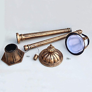 MODEBHD Garden Column Lamp Landscape Lantern Patio Pathway Walkway Outdoor Waterproof Street Light Post Light Outdoor Floor Lamp Table Lamp E27 Decoration Villa Park Fence Bollard Lamps