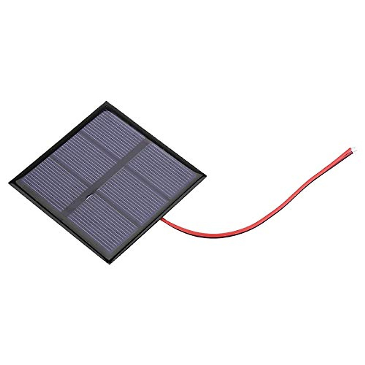 GLOGLOW Solar Panel Tool Kit, 0.7W 1.5V Portable Solar Panel DIY Power Module Charger for 1.2V Battery with Wire 70 * 70MM