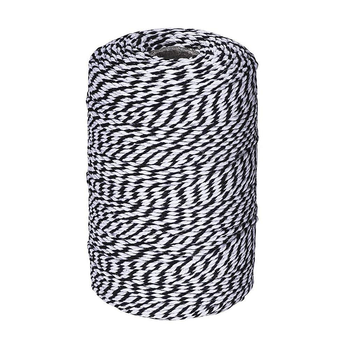 656 Feet Black and White Twine,Gift Twine String, Cotton Baker's Twine Cotton Cord Crafts Gift Twine String for Crafts, Wrapping, Party, Baking and Holiday