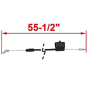 Dxent 158152 Zone Control Cable Throttle Cable Compatible with 158152 Poulan Pro Sears Craftsman Weed Eater Walk-Behind Lawn Mower