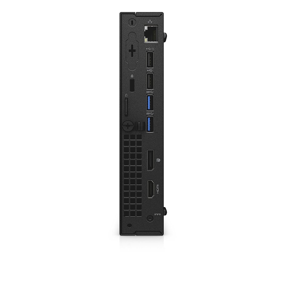 Dell D4XXF OptiPlex 3040 MFF Micro Desktop (Intel Core i3-6100T, 4GB 1600MHz DDR3 RAM, 128GB SSD, Windows 10 Pro, Black)