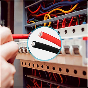 Beendou Solar Panel Cable - 20FT Red & 20FT Black Solar Panel Wire,10 AWG Solar Wire with Female and Male Connector,Solar Wire for Boat Marine/RV Solar Panels/Outdoor,20FT Solar Panel Wiring