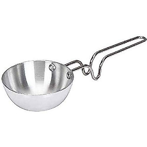 Shriya Aluminium Tadka Pan With Long Handle, Spice Roasting Tadka Pan, Vagaria With Long Handle Stainless Steel Tadka Frying Pan Spice Heating Pan