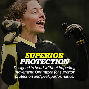 Storelli ExoShield Gladiator Goalkeeper Jersey, High-Impact Protection, Sweat-Wicking, Breathable Athletic Shirt for Soccer & Heavy-Duty Sports, Coral, Youth Large