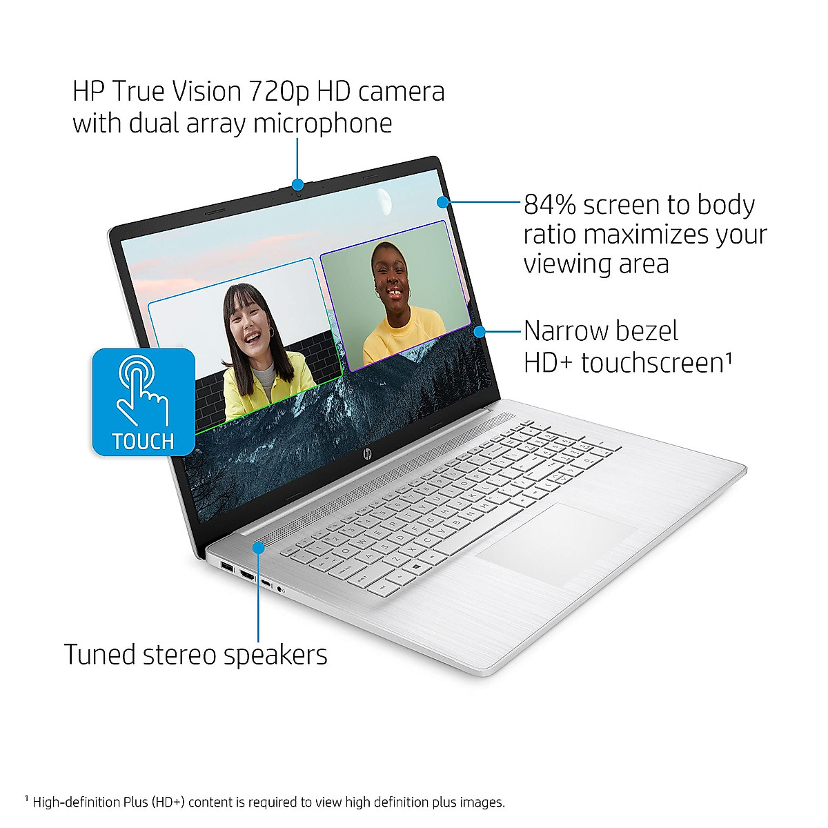 2022 HP High Performance Business Laptop - 17.3" FHD (1920 x 1080) IPS - AMD Ryzen 5 5500U 6-Core Radeon Graphics - 16GB DDR4 - 1TB SSD - Fingerprint Reader- Win 10 Home w/ 32GB USB Drive