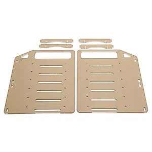 3.5in Hard Drive Bracket, Acrylic Hard Drive Bracket, DIY 3.5in Hard Disk Shelf HDD Transparent Cage, Support Fix Six 3.5 inch Hard Drives and Two 8cm Fans
