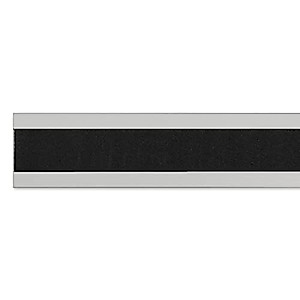 Alumicolor Aluminum Non-Slip Desk Ruler, 12IN, Blue
