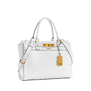 GUESS Raffie Crocodile-Embossed Carryall