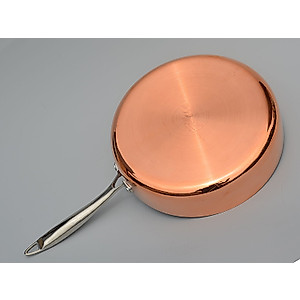 Kila Chef Tri-Ply Copper Bottom Saute Pan with Lid