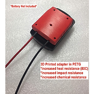 H Battery Adapter for Bosch 18v Dock Power Connector 18 volt12 Gauge Robotics