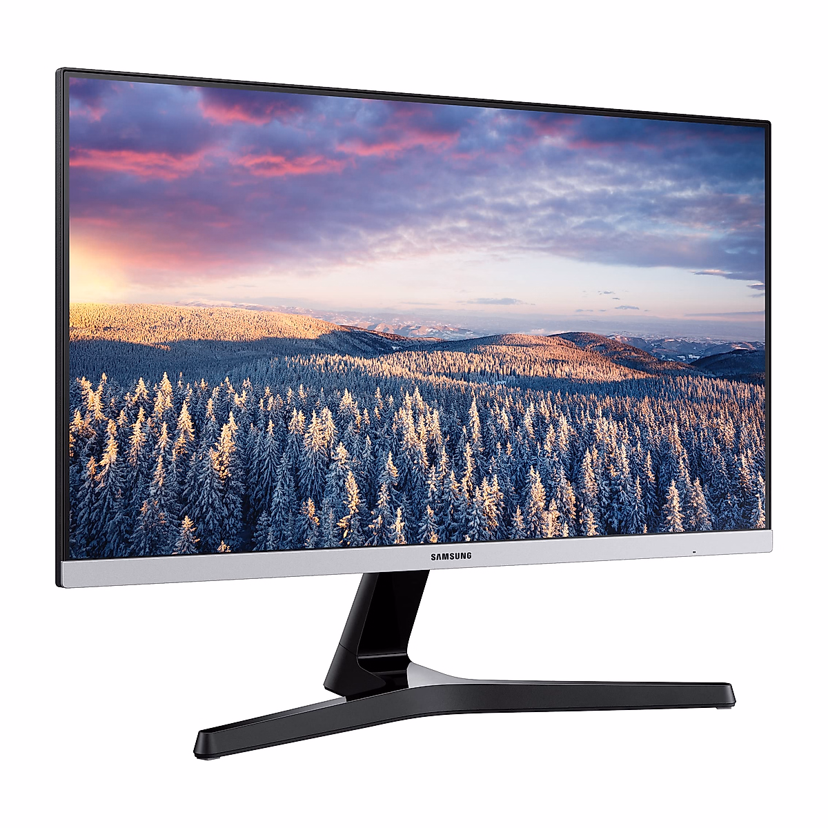 SAMSUNG 24" SR24R FHD 1080p IPS 75Hz Flat Monitor, Dark Gray - 23.8" 1920 x 1080, AMD Radeon FreeSync, 1000:1 Static Contrast Ratio, HDMI 1.4 + VGA Inputs