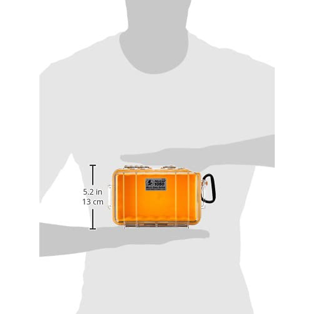 Pelican 1050 Micro Case - for iPhone, GoPro, Camera, and more (Yellow/Clear)