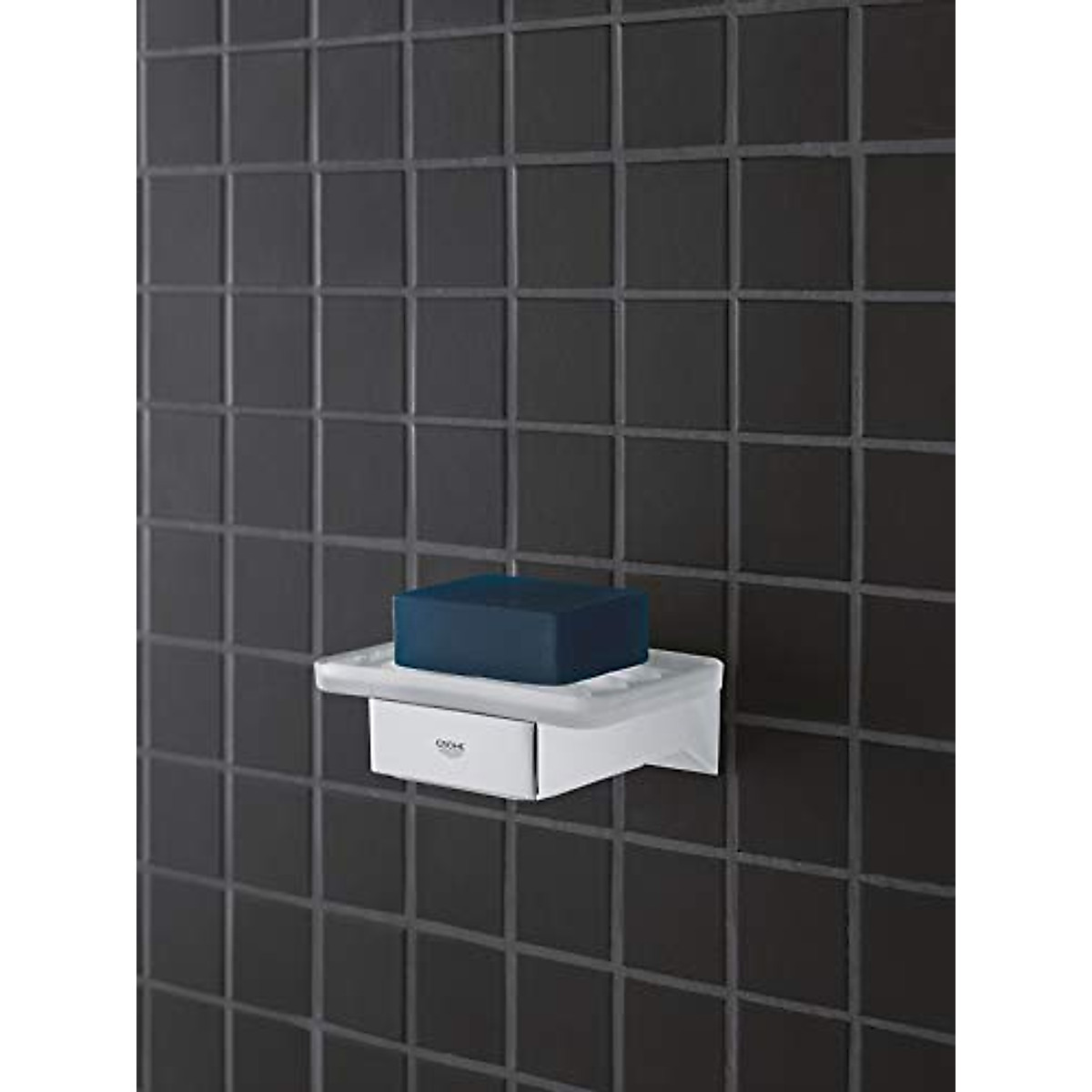 Grohe 40865000 Selection Cube Holder, Starlight Chrome