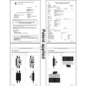 DIHOOL Solar Panel Disconnect Switch, 2x32 Amp 2 String DC 1200V 2 in 2 Out, IP66 PV Combiner Box