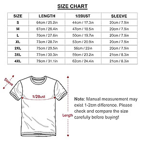 Baki The Grappler Men's Novelty Casual T-Shirt Cartoon Fashion Short Sleeve Crewneck Athletic Tee Unisex Funny Tops L