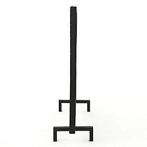 Christopher Knight Home Valeno Single Panel Iron Fireplace Screen, Black
