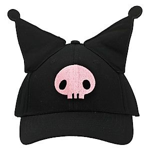 My Melody Kuromi Inspired Black Traditional Adjustable Cosplay Hat